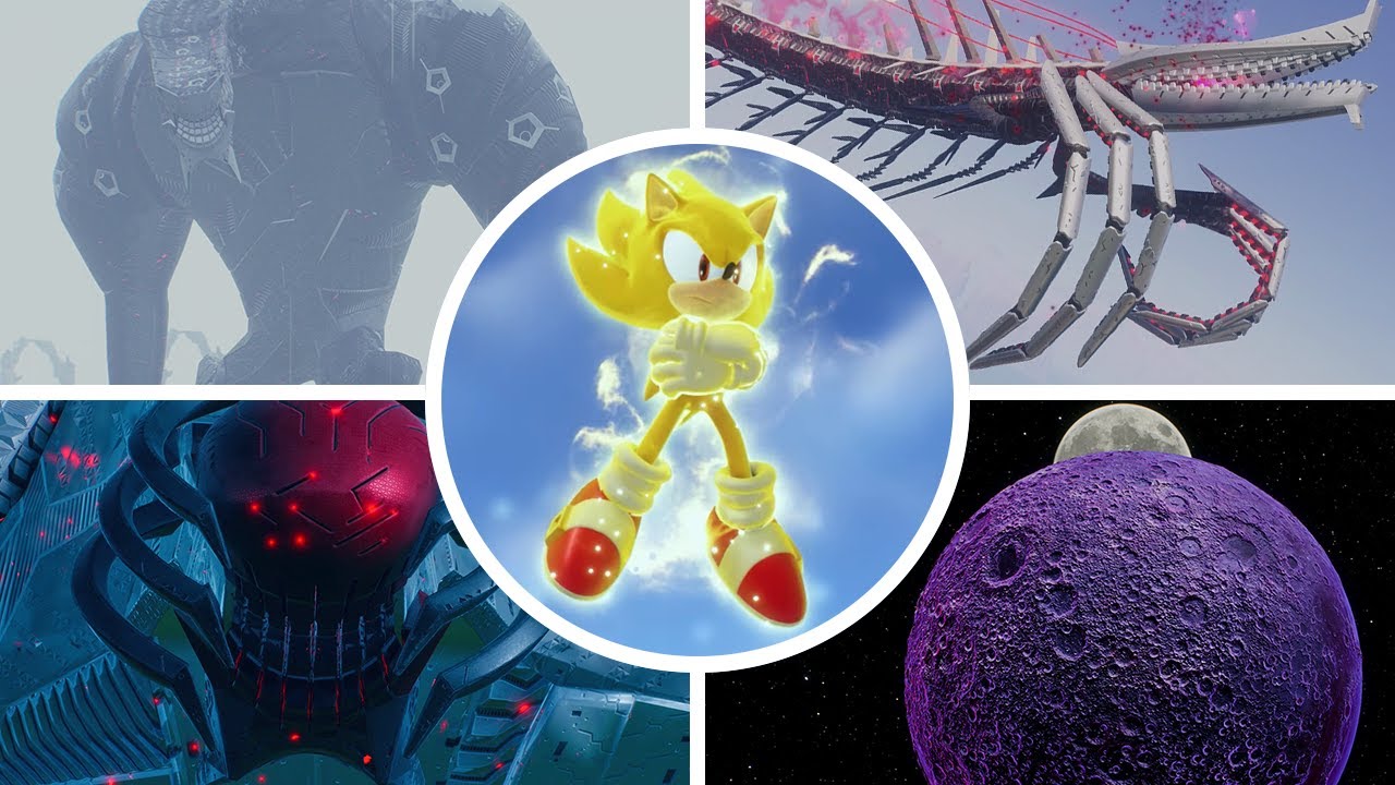 Sonic Frontiers - All Bosses & All Endings - YouTube