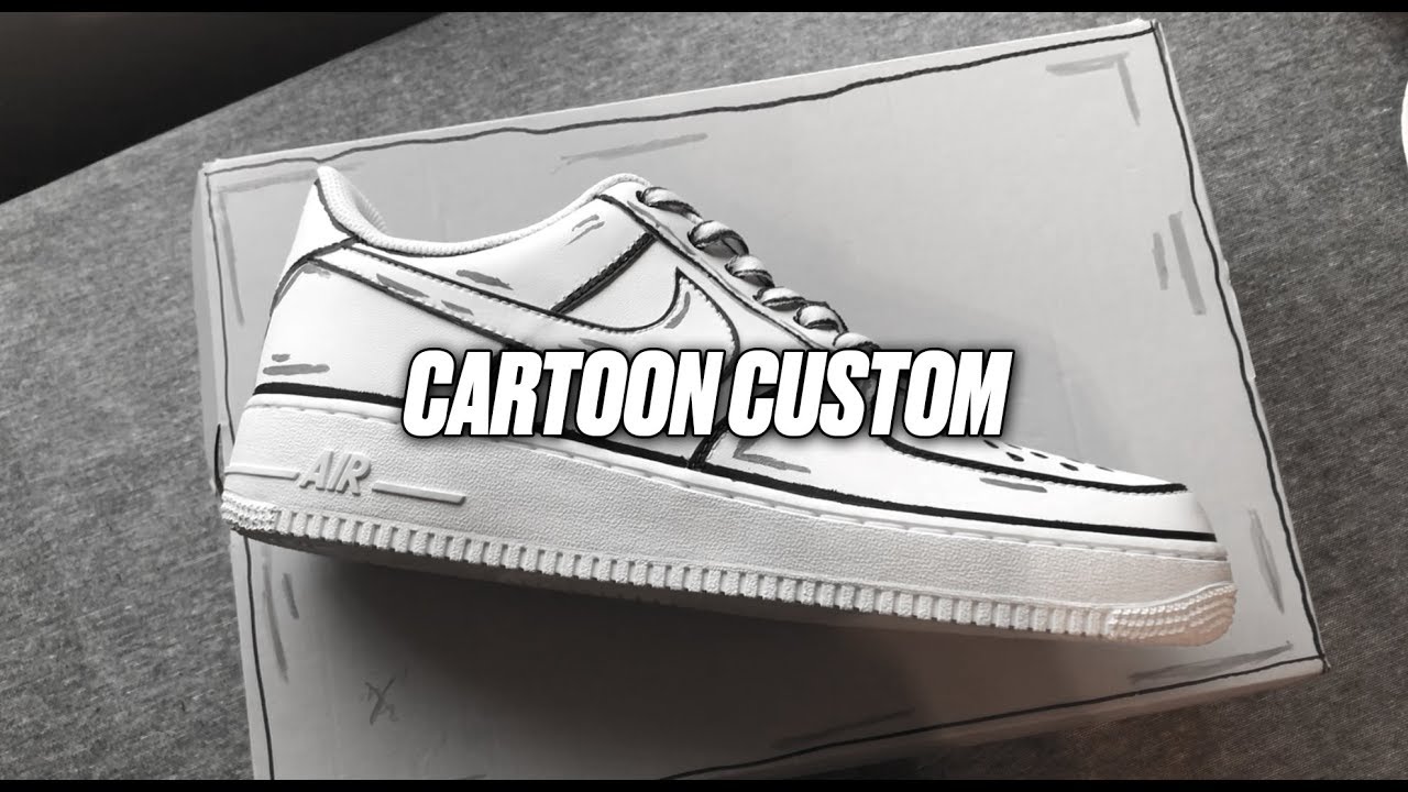 CARTOON AF1 CUSTOM (GIVEAWAY) - YouTube