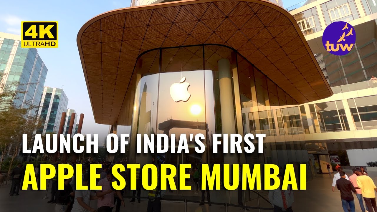 🍎 Launch of India's First Apple Store Mumbai in Jio World Drive | Apple ...