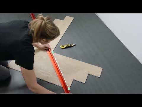 Floorify Click Luxury Vinyl Herringbone Flooring Installation Video