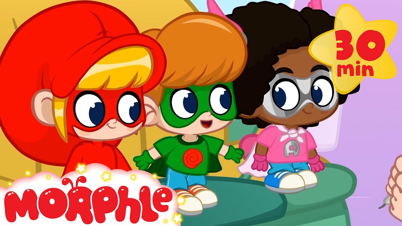 Morphle Masked Hero!・30 MIN of My Magic Pet Morphle Cartoons for Kids ...