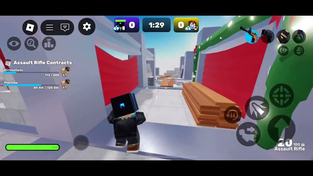 Rivals 1v1 Mobile Gameplay Roblox - YouTube