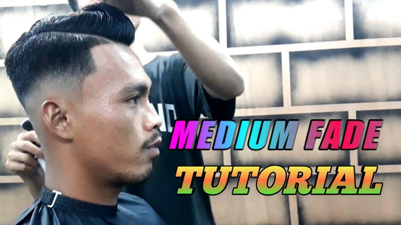 Model rambut medium fade | model rambut pria 2020 | tutorial potong ...
