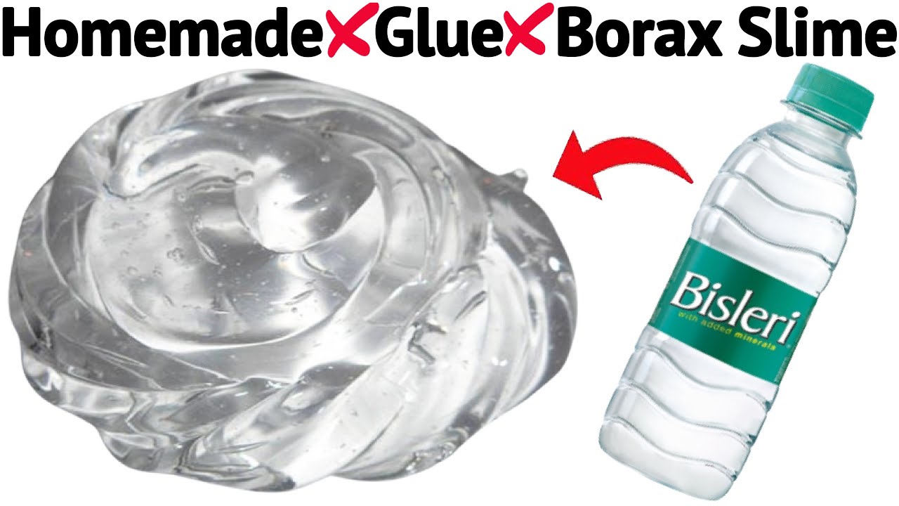 How to make Water Slime With Glue and Activator/Slime Making With Water ...