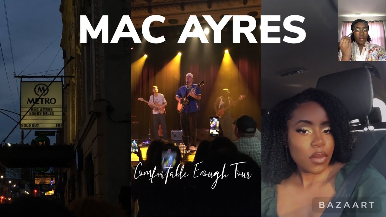 GRWM for the Mac Ayres Concert| comfortable enough tour - YouTube