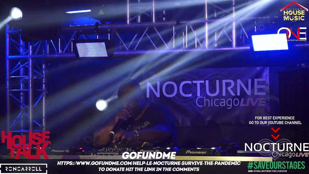 HOUSE TALK - RON CARROLL's performing his hits on Nocturne Chicago Live ...