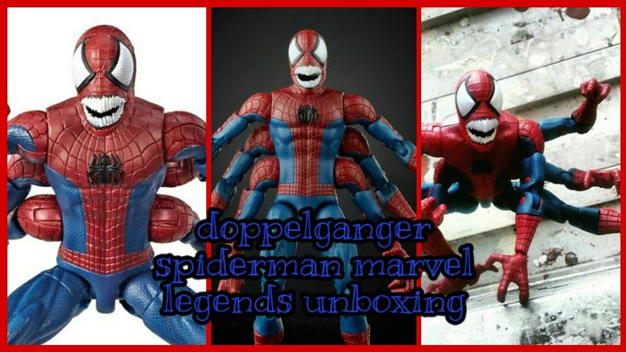 Marvel legends doppelganger spiderman unboxing - YouTube