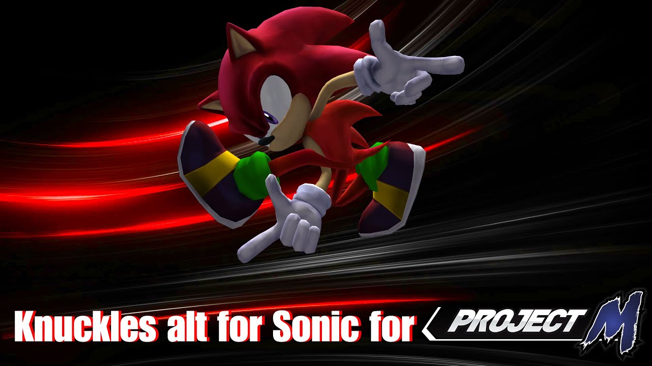 PM: Knuckles alt skin for Sonic - YouTube