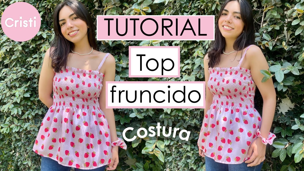 Tutorial top fruncido 💗 - YouTube