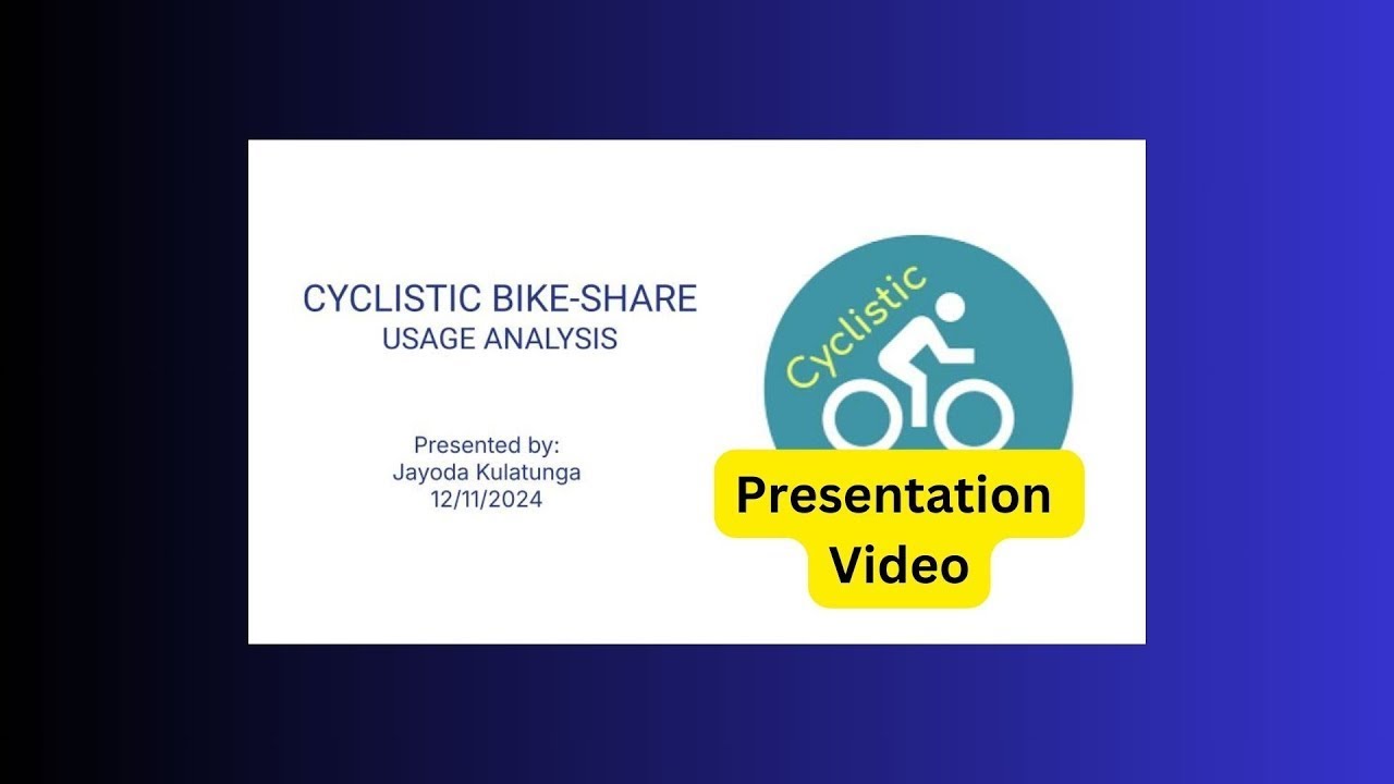 Cyclistic Case Study: Insights & Strategies to Boost Memberships - YouTube