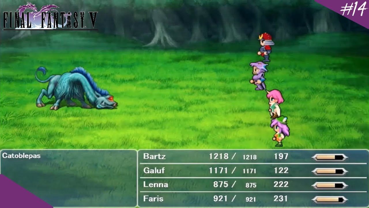 Final Fantasy V #14 Catoblepas y Ghido / Manux Gamer - YouTube