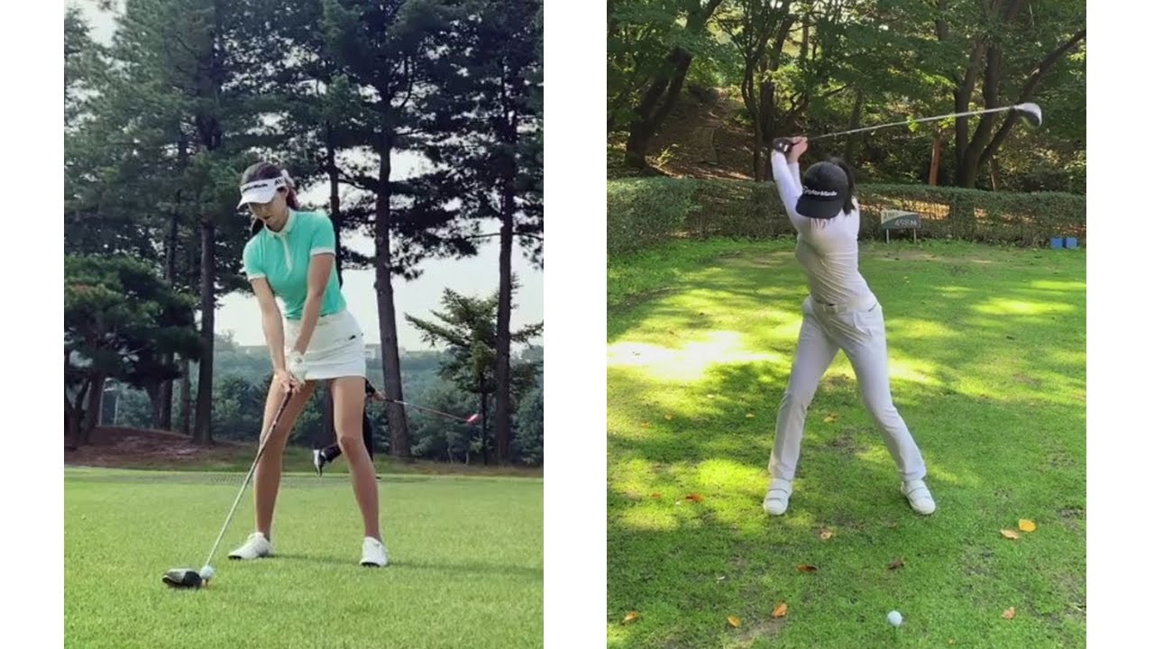 박미리 프로 KOREA GOLF KLPGA Mi Ri Park バク・ミリ 스윙스페셜5 - YouTube