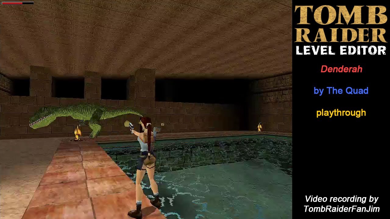 Tomb Raider Custom TRLE - Denderah (by The Quad) - YouTube