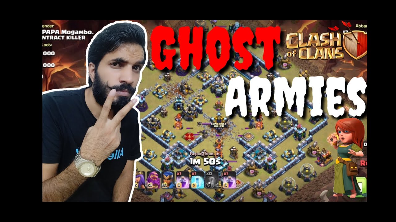 Ghost Armies in Coc...Clash of clans...Coc..... - YouTube