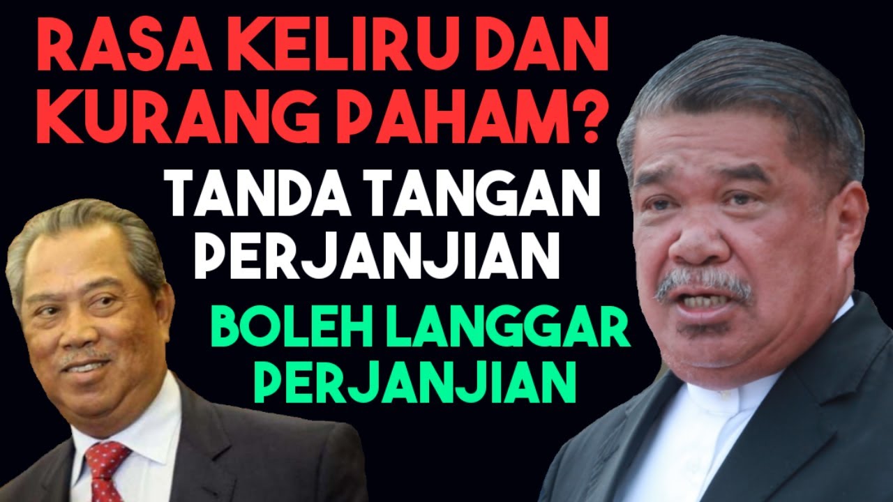 YB MAT SABU RASA KELIRU PADA TAN SRI MUHYIDDIN/DIA TANDA TANGAN ...