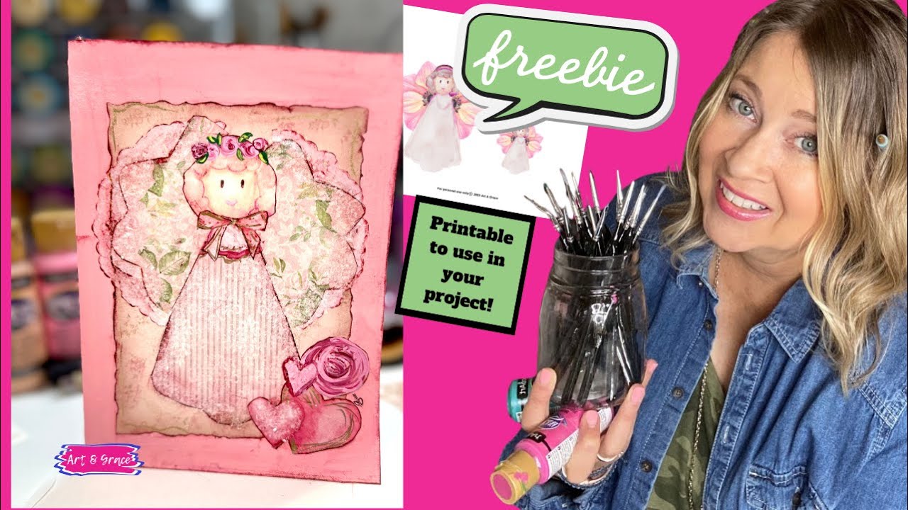 Create A Simple Mixed Media Card For Valentine's Day (or Any Special ...