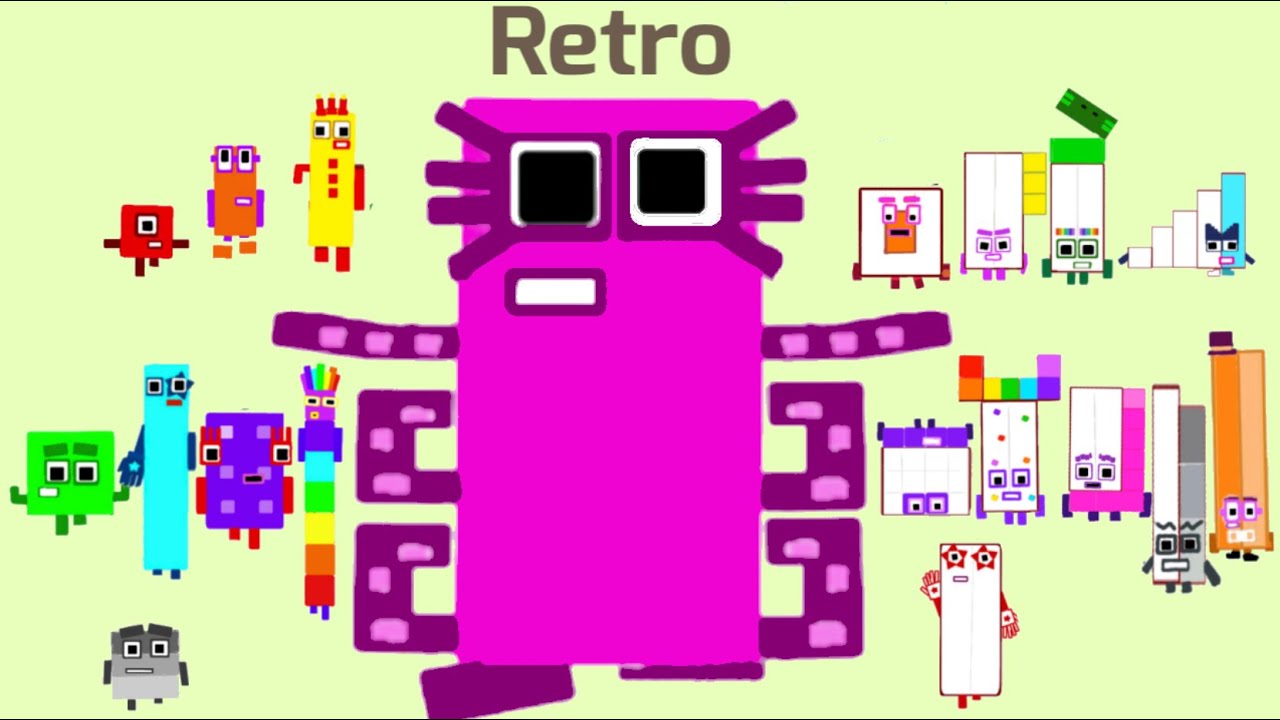 Numberblocks Band Retro 1-20 - YouTube