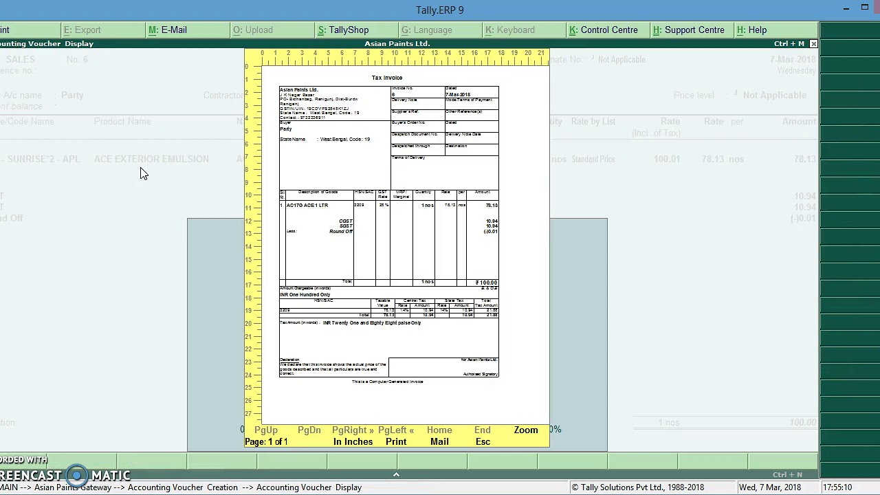 Estimate Tracking & Customized invoice print - YouTube