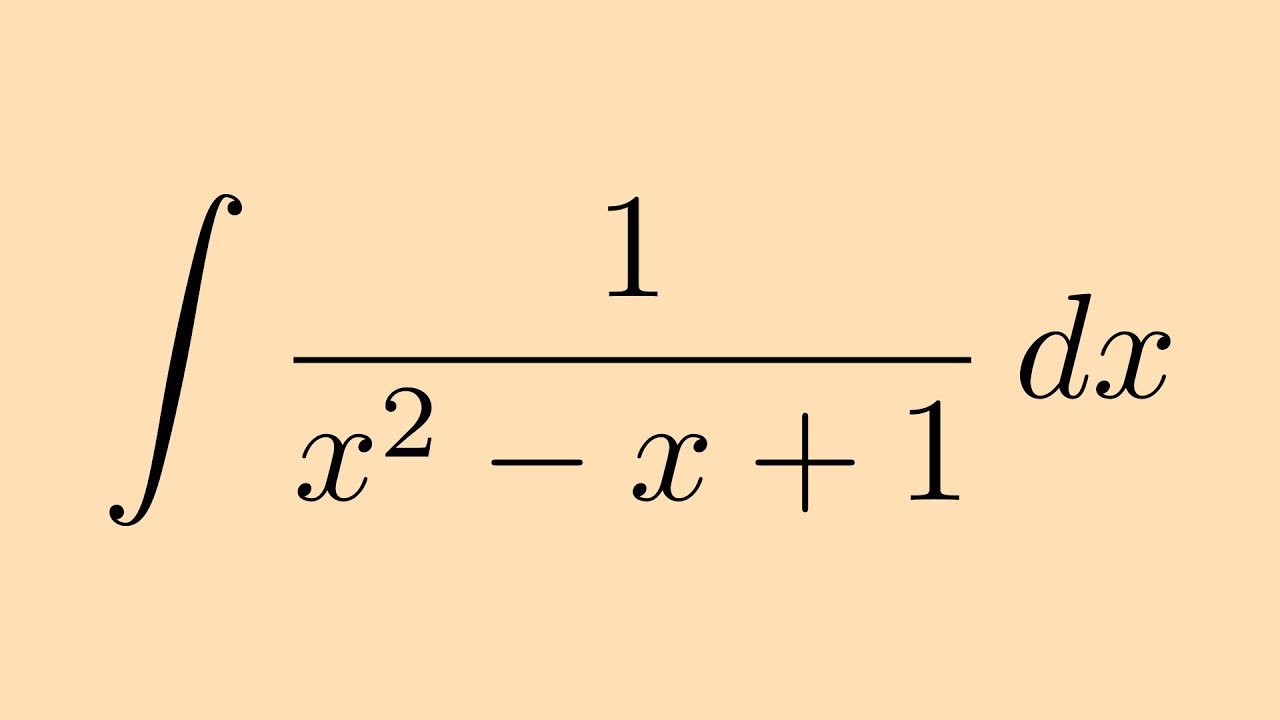Solving Integral 1 x x 1 Dx YouTube