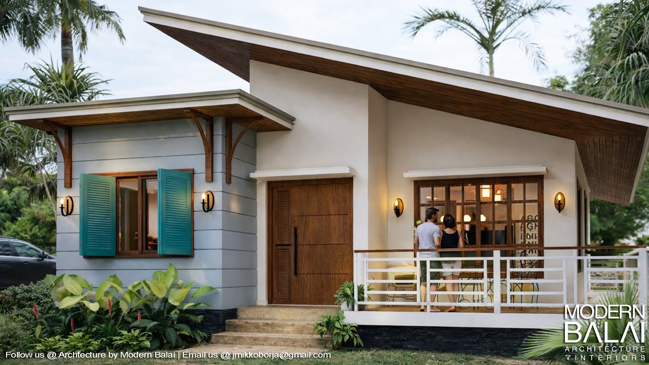 SPANISH HOUSE DESIGN SIMPLE HOUSE DESIGN 3-BEDROOM 9X9.5 METERS - YouTube