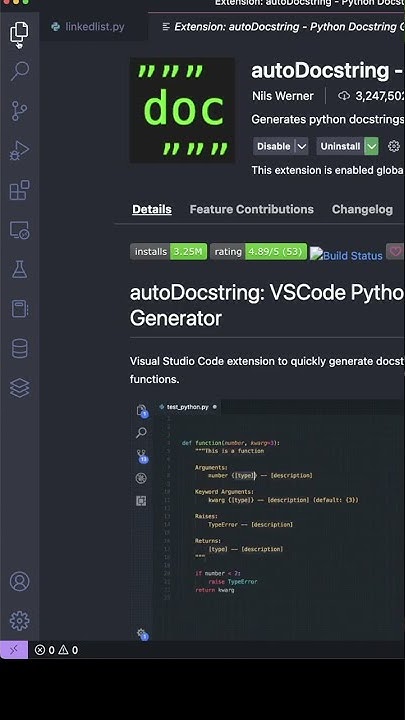3 extensions in VSCode used by TOP Python 🐍 Developers | #vscode #programming #er1shivam - YouTube