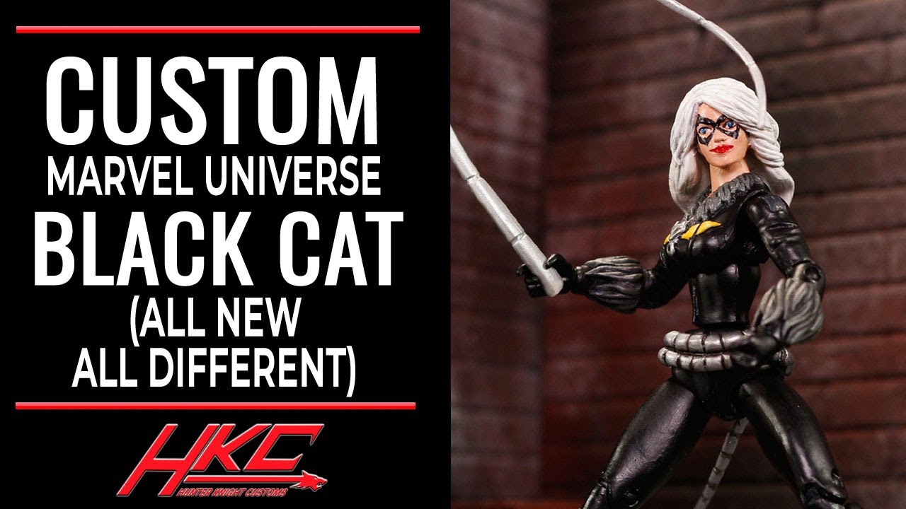 Custom Marvel Universe BLACK CAT All new All different 3.75 inch figure ...
