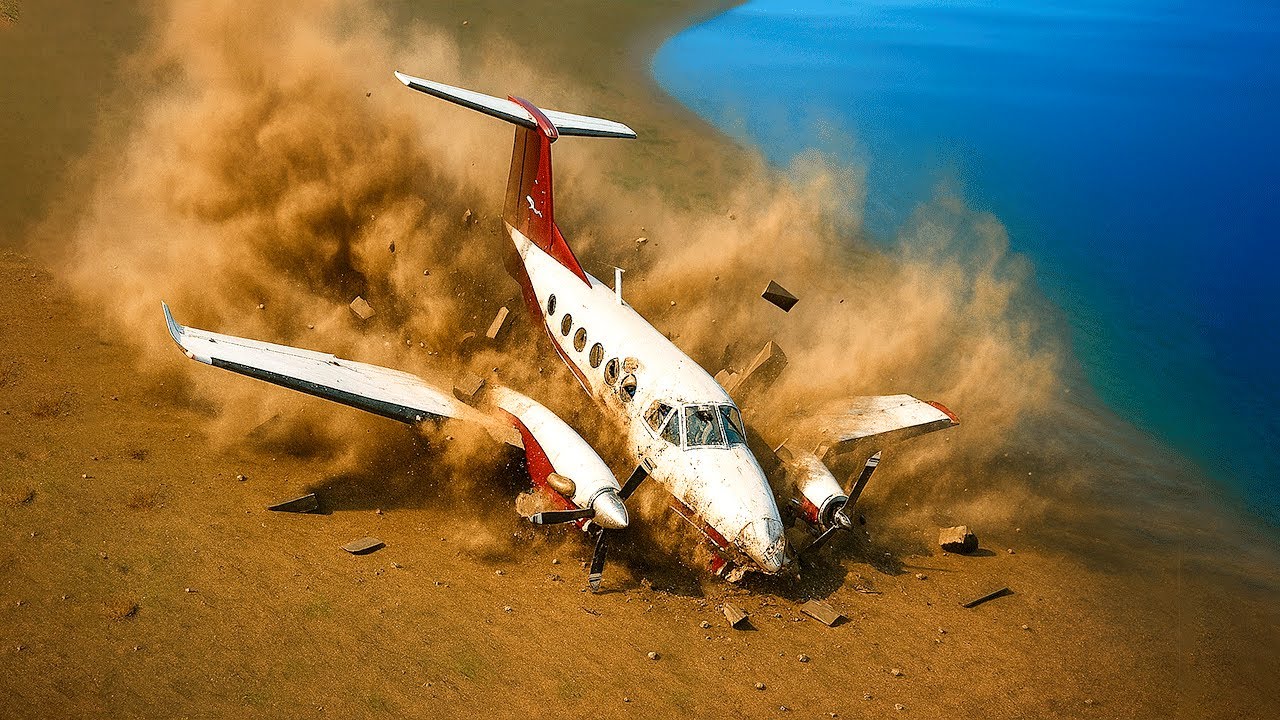 LEGO PLANE CRASHES 20 - Airplane Crash in BRICK RIGS - YouTube