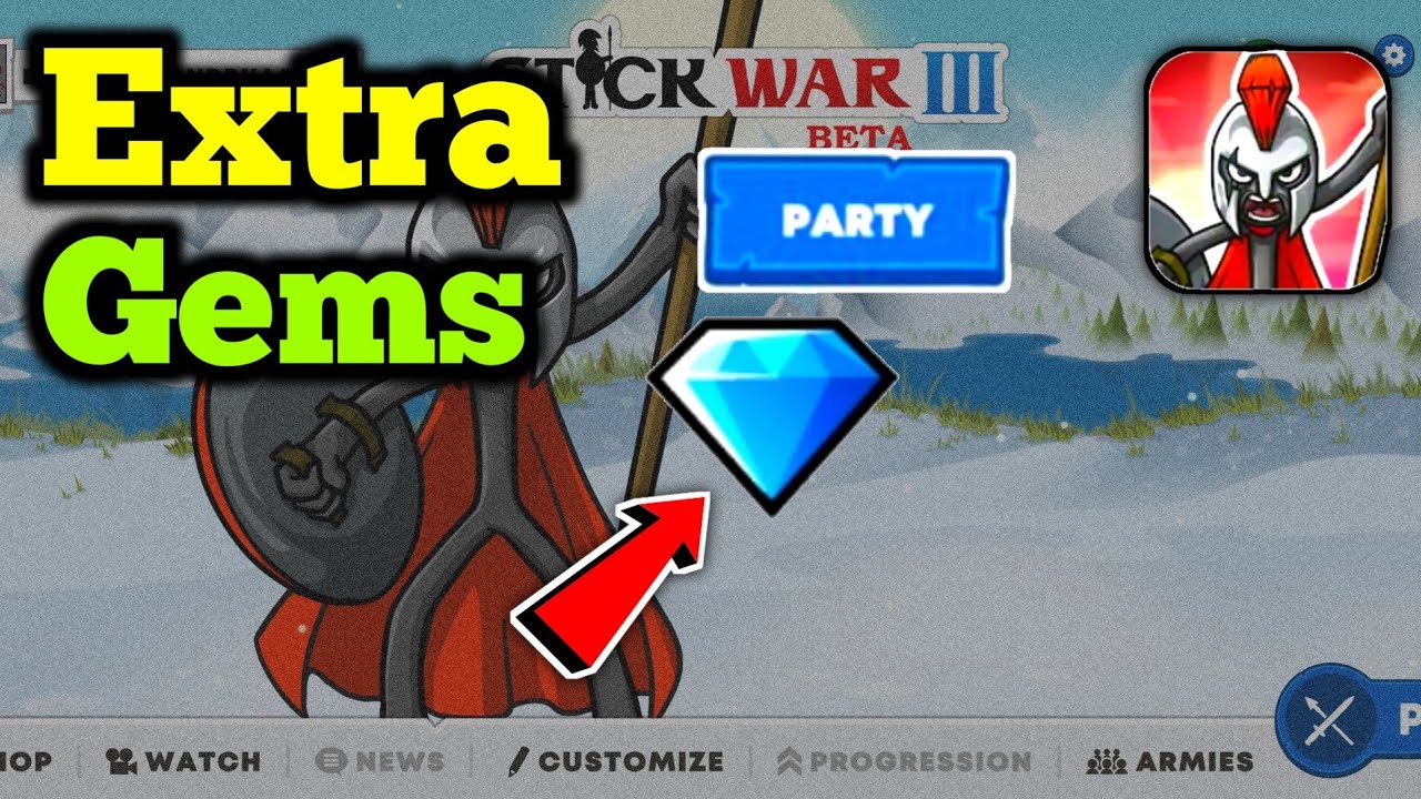 Another Way to Get Daily 25 Gems - Stick War 3 Mobile - YouTube