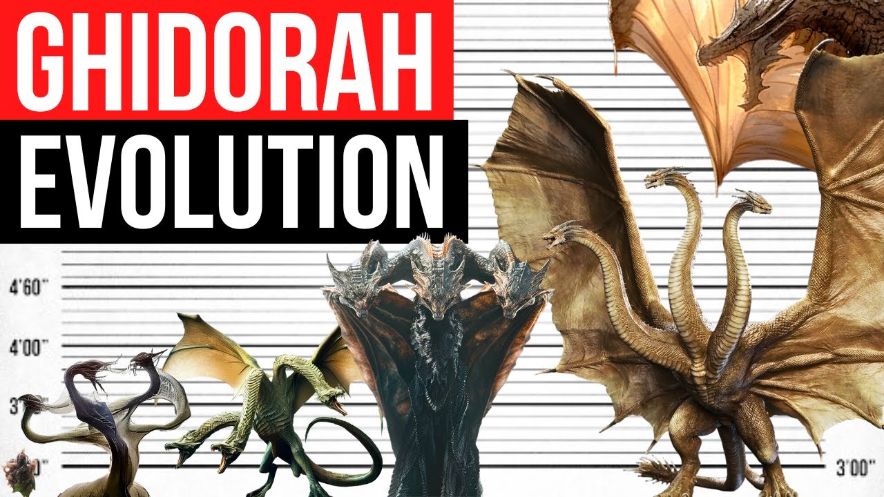 Evolution Of King Ghidorah | Life Cycle - YouTube