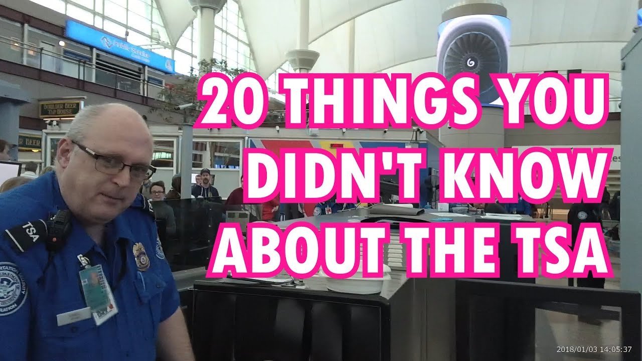 20 Things You Didn't Know about TSA (Denver International Airport ...