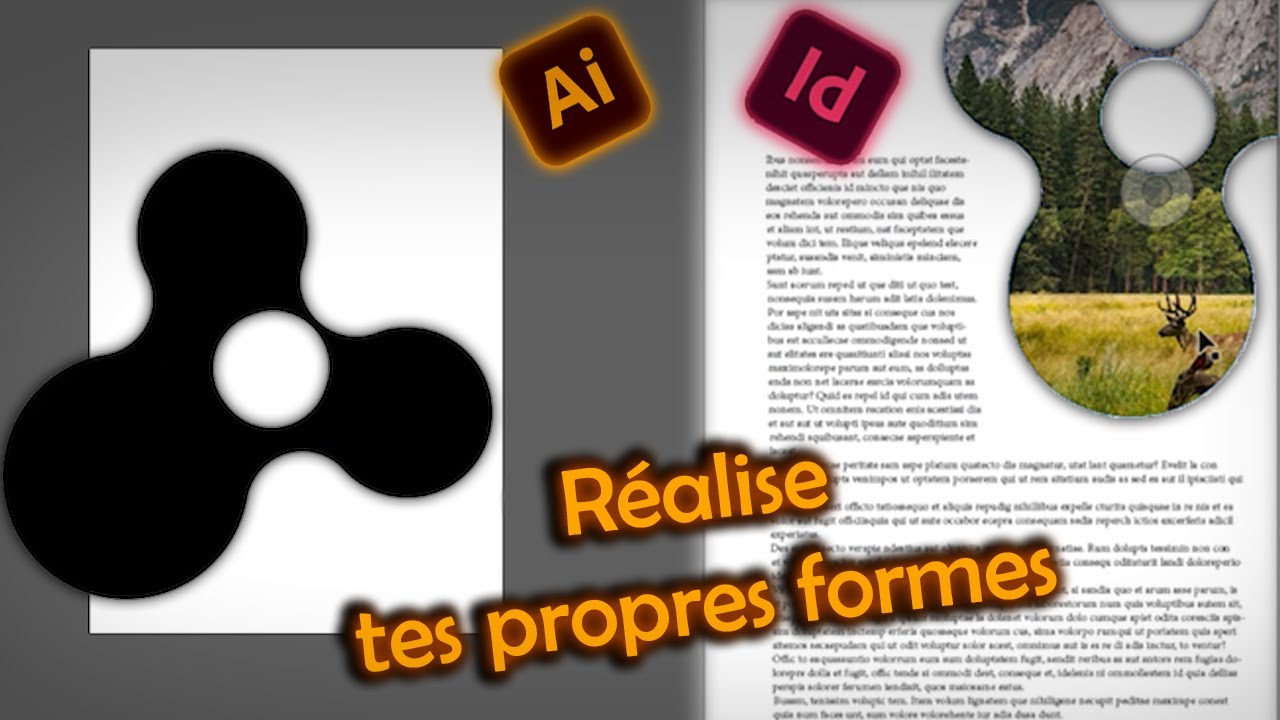 Fais toi-même tes formes de façon ludique (Illustrator/Indesign) - YouTube