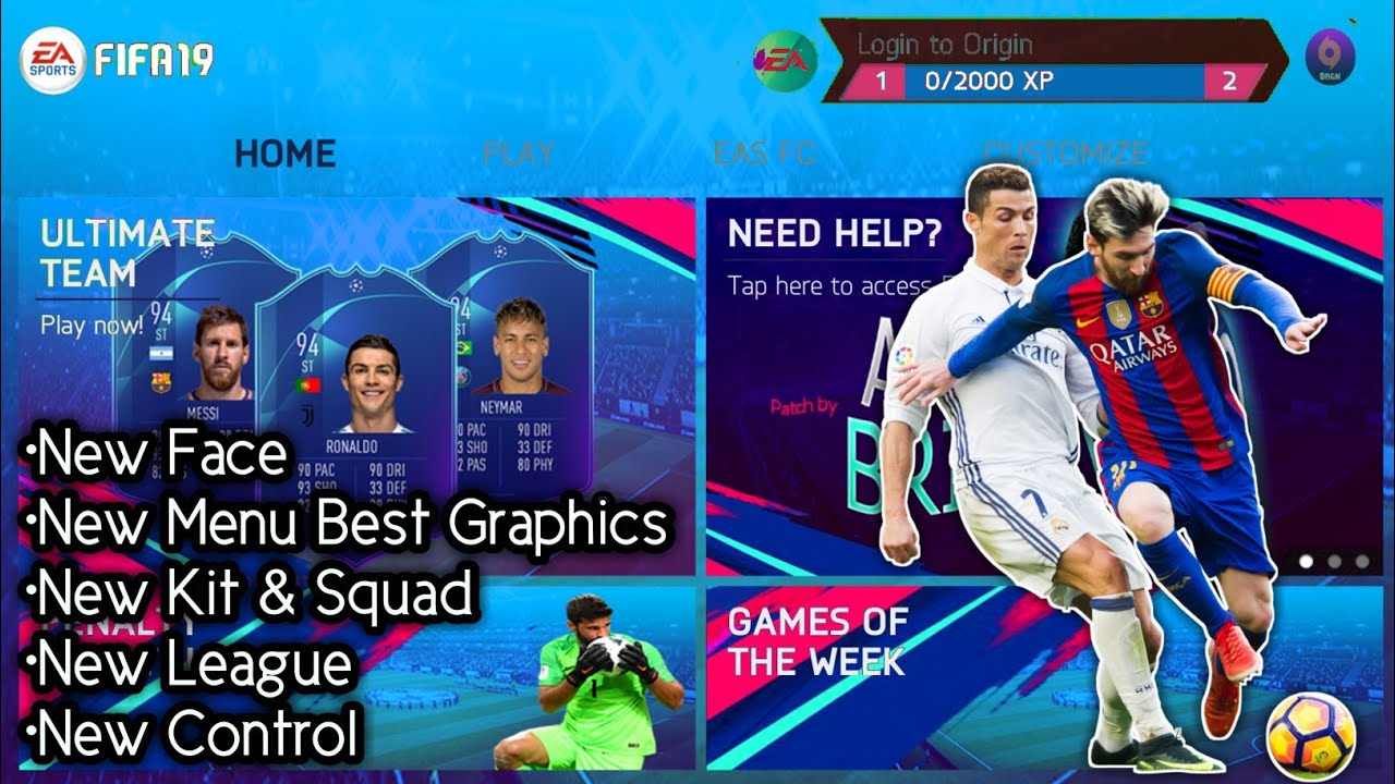 FIFA 19 Mod FIFA 14 Android Offline •900Mb• Best Graphics (New ...