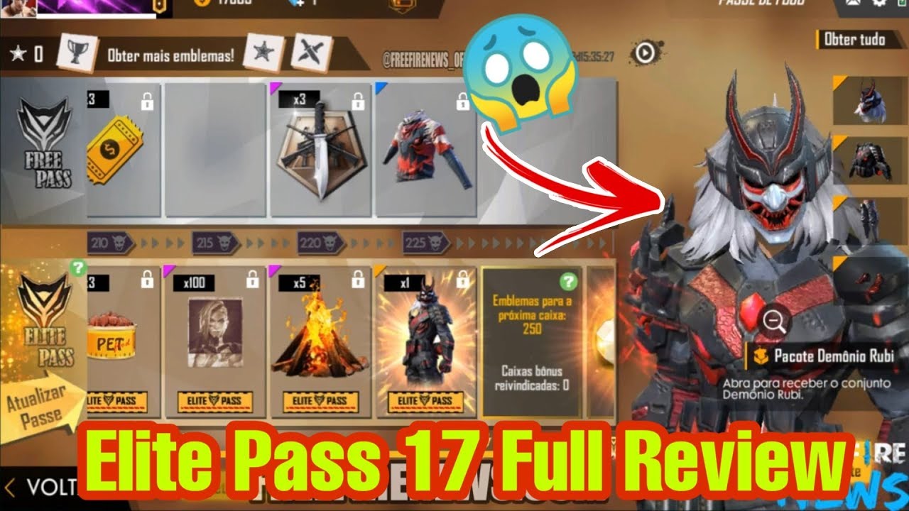 Elite Pass 17 Samurai Blood Full Review: Awesome October Elite Pass ...