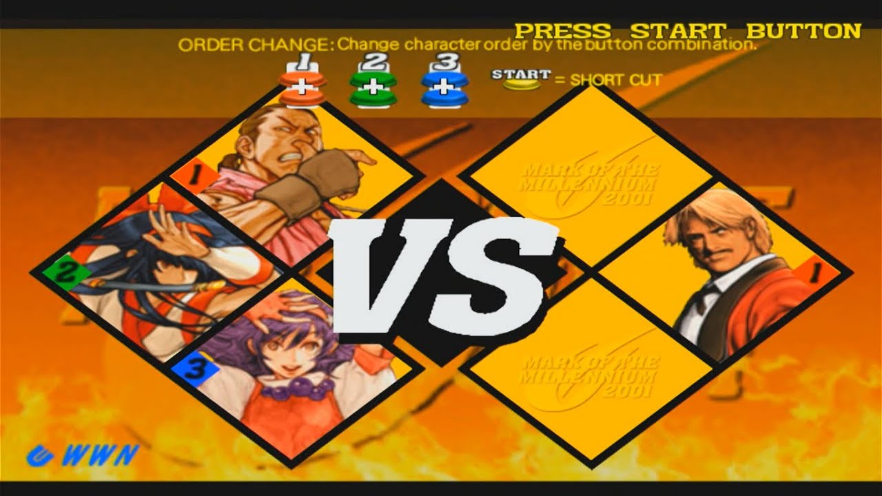 Capcom VS SNK 2 Dan Nakoruru Athena Request - YouTube