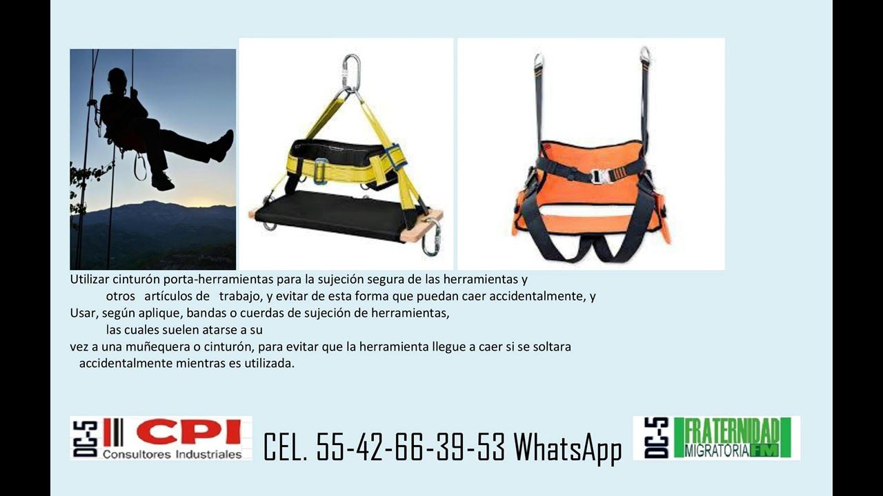 NORMA OFICIAL MEXICANA NOM-009-STPS-2011, CONDICIONES DE SEGURIDAD PARA ...