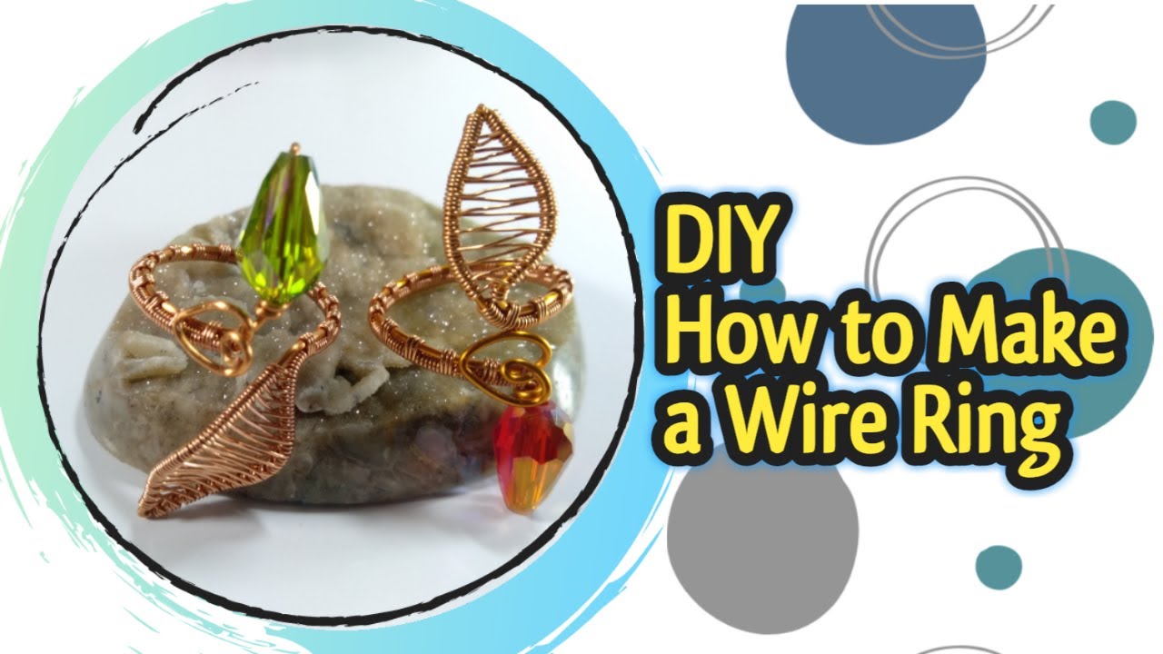 DIY | How to Make Wire Wrapped Ring | Membuat Cincin Wire - YouTube