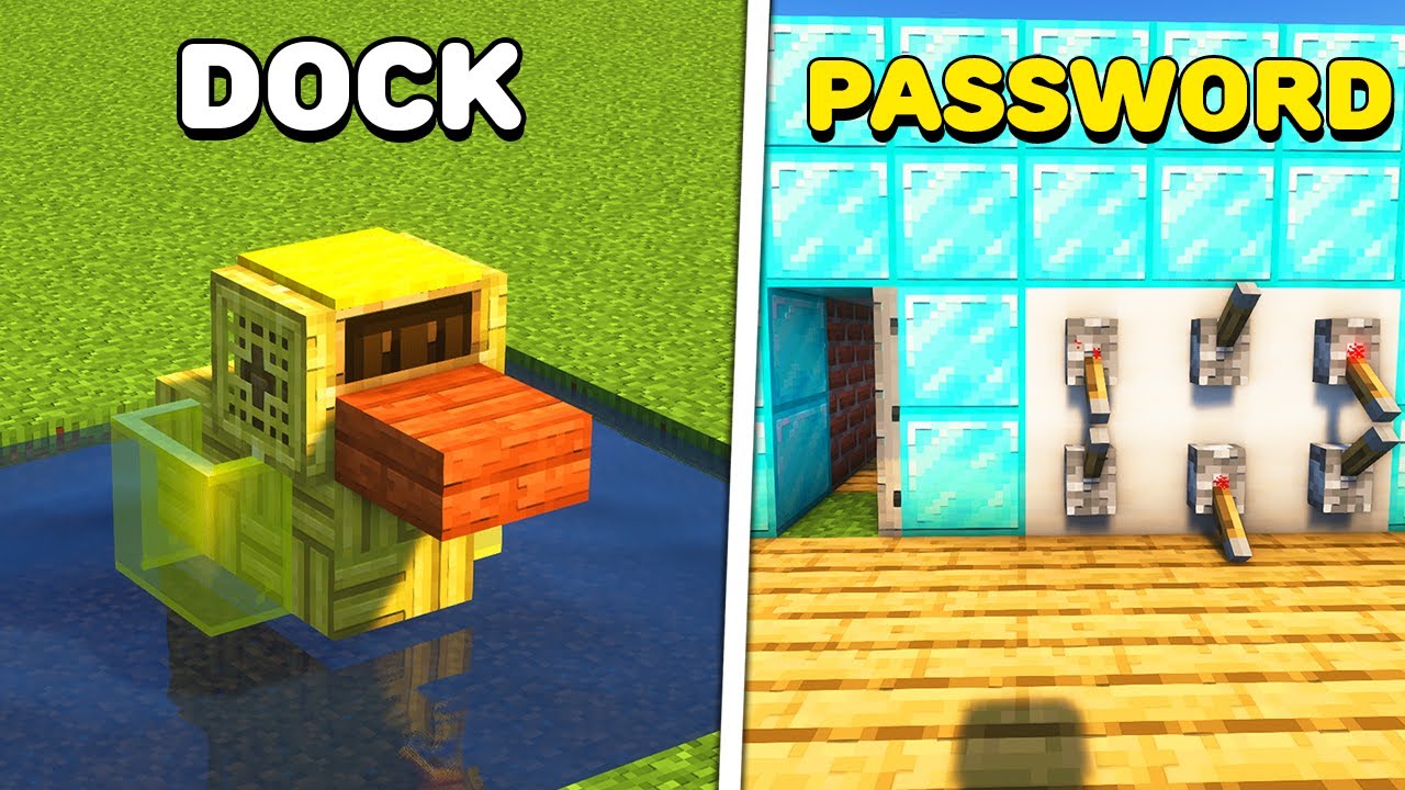 MINECRAFT: 10+ SECRET Redstone Hacks! - YouTube