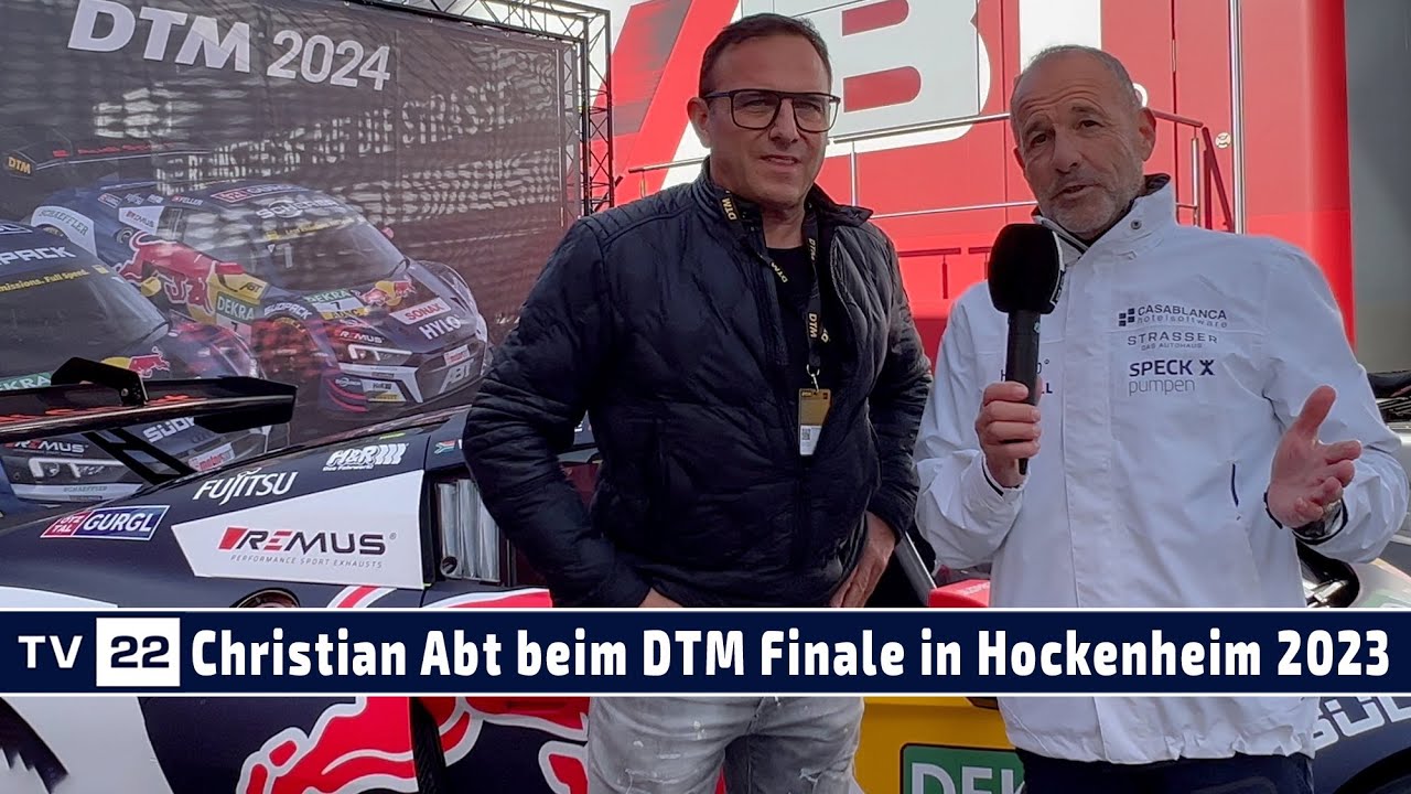 MOTOR TV22: Christian Abt im exklusiven Interview beim DTM Finale am ...