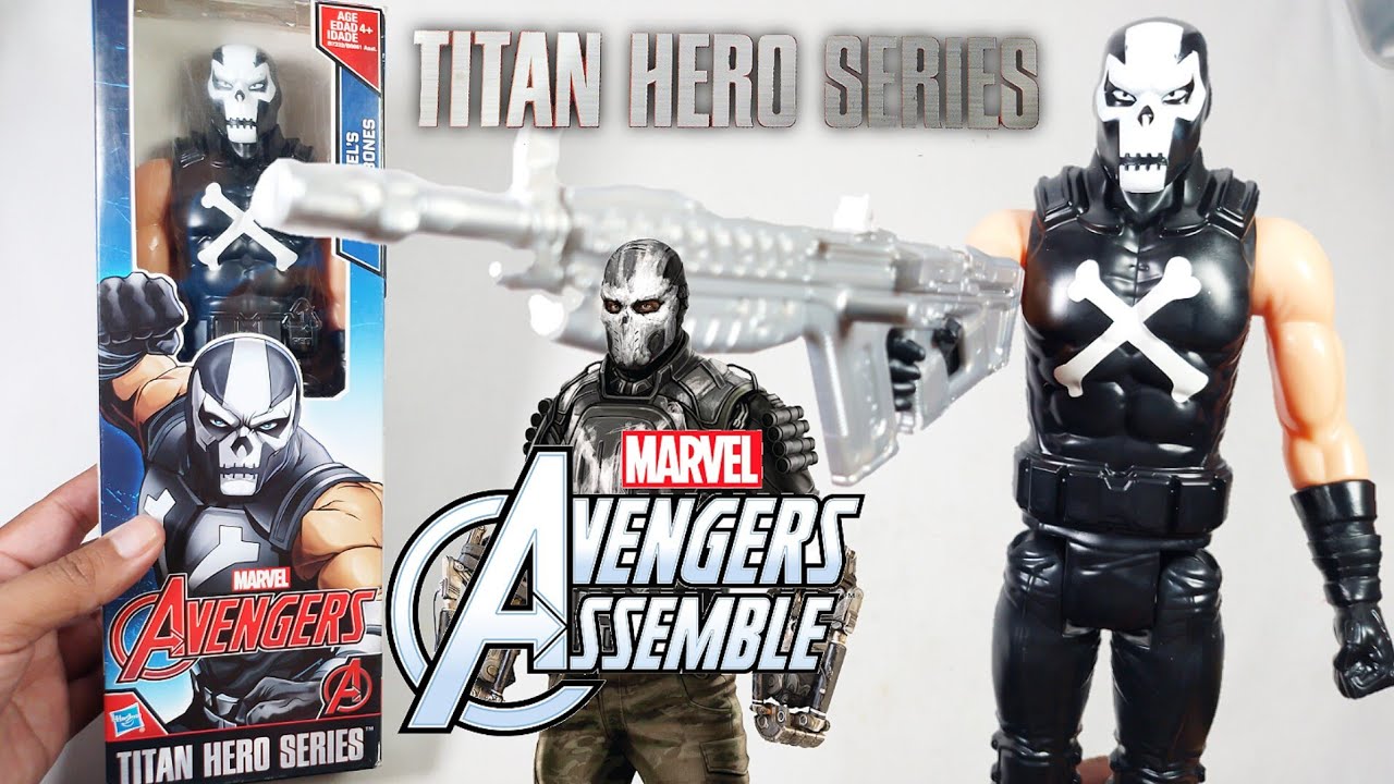 Figuras de accion Avengers CROSSBONES Titan Hero Series 2015 Unboxing ...