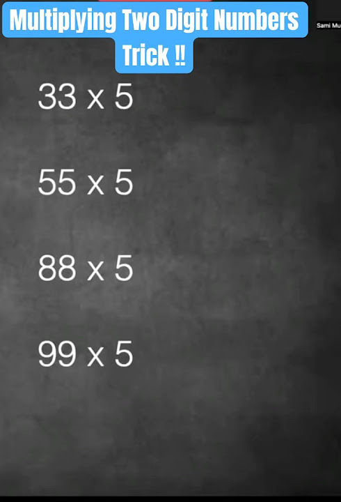 Multiplication Tricks | Two Digit Numbers #maths #mathematics #shorts - YouTube