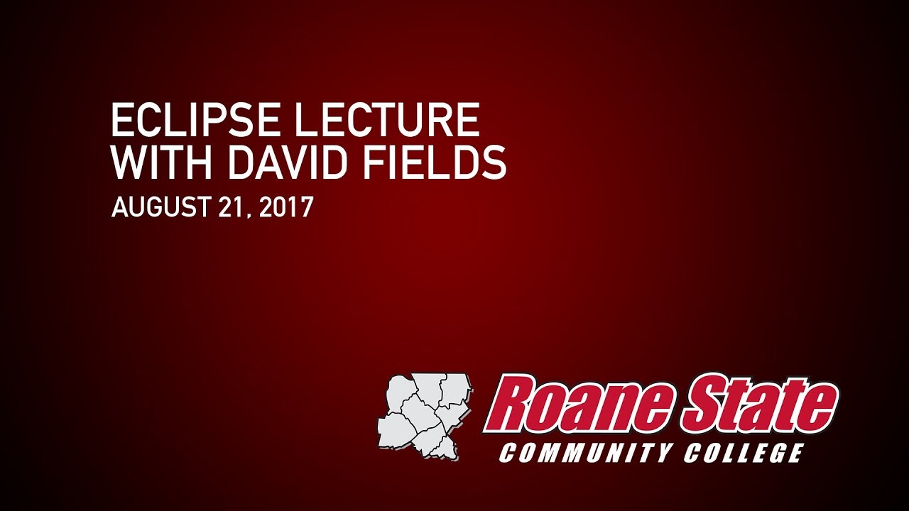 Eclipse Lecture with David Fields - YouTube
