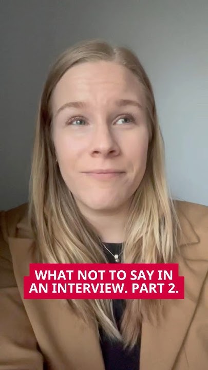 Make sure to avoid this interview red flag. 🚩 #interviewtips - YouTube