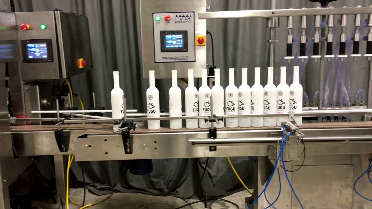 Automatic Inline Bottle Rinser BR15 and Pressure Overflow Bottle Filler ...