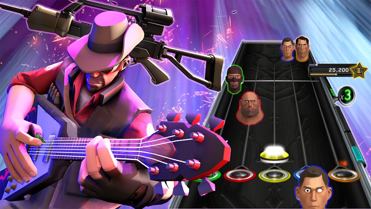 TF2: Guitar Hero Sniper - YouTube