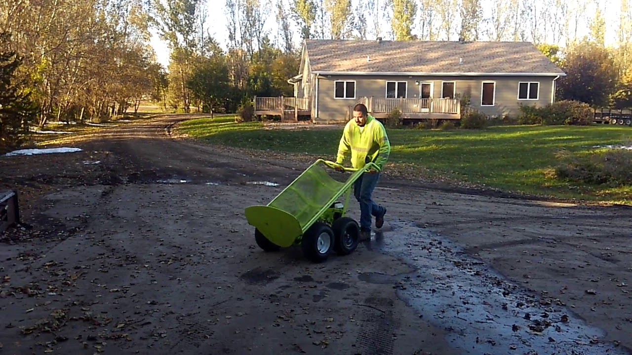 Matt's Tree Service motorized Log Dolly geared down some more - YouTube