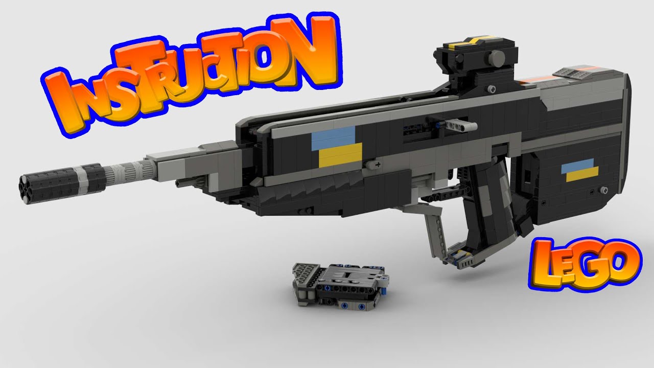 LEGO Halo Marksman M395 DMR: Full instruction trailer - Working Rubber ...