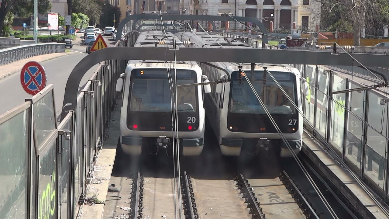 CAF Metro A di Roma - Rome's subway A line [1080p] - YouTube