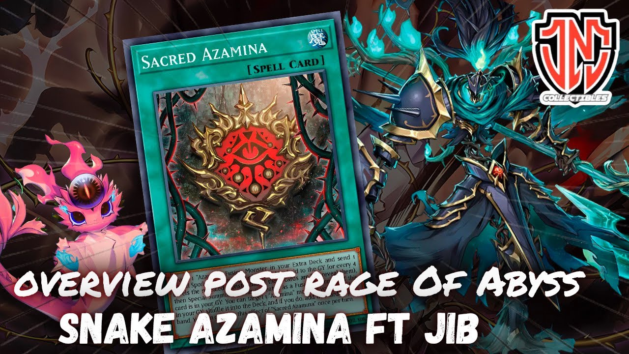 Yugioh Azamina Snake-Eye Overview and Combo! Tier 0?! Ft. Team JNC Jib ...
