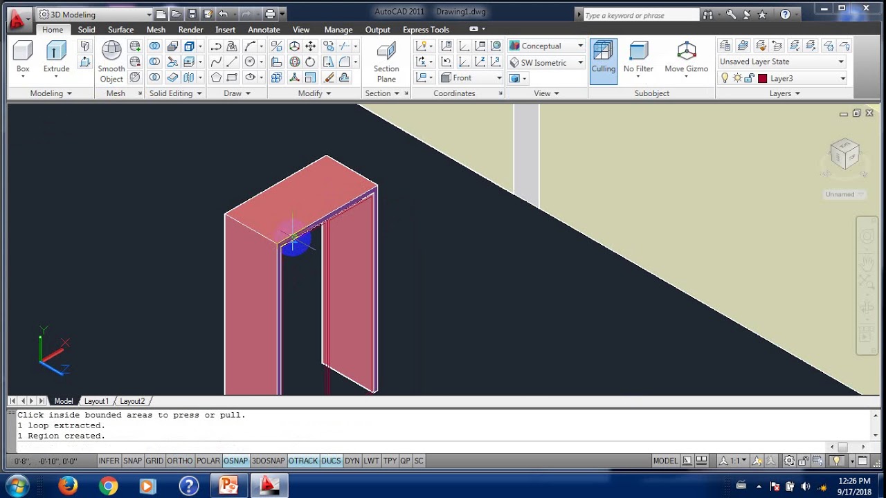 AutoCAD Project Part 1) - YouTube
