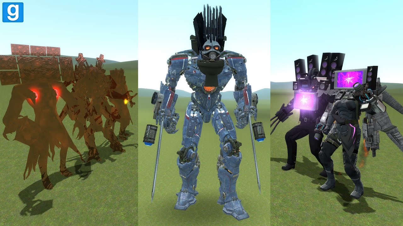 Gmod - Erectus Titan Multiverse (Titan Đầu máy móc) xuất hiện giải cứu ...